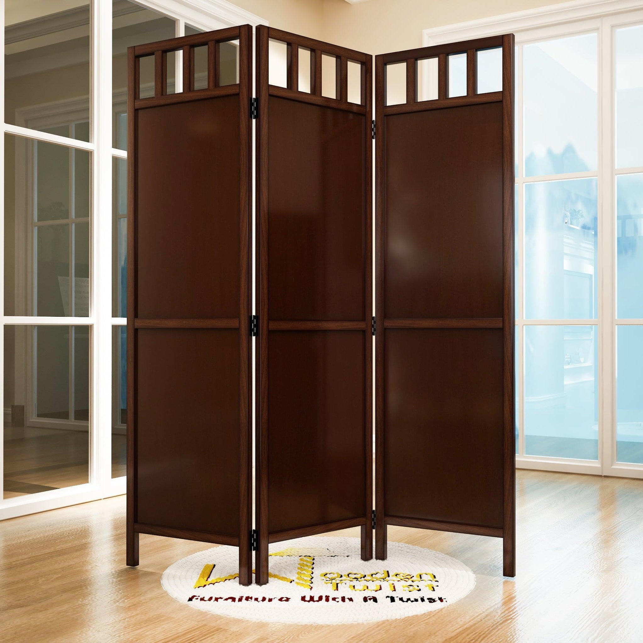 Buy Solid Wood Partition Screen Room Divider Wood Separator/Office ...