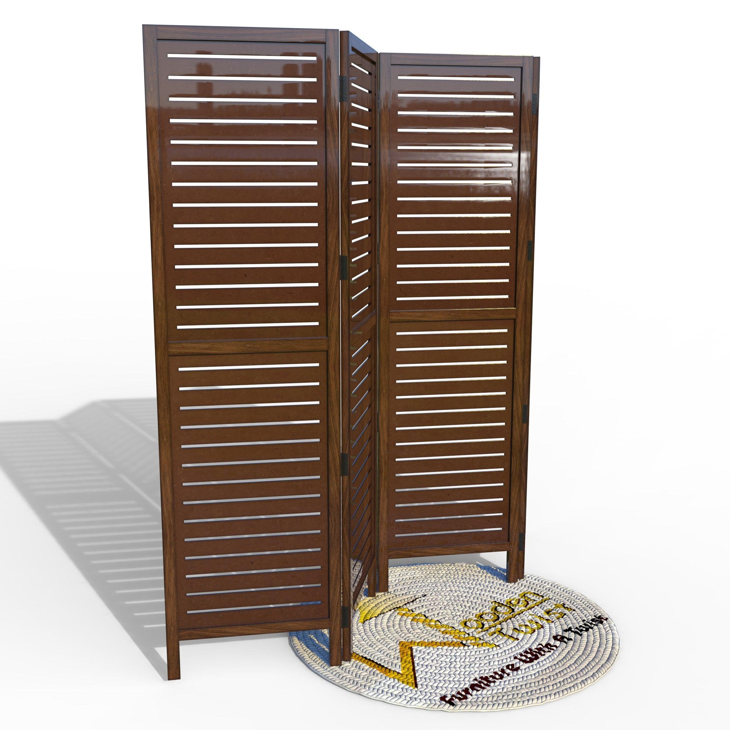 Buy Wooden Handicrafts Partition Wooden Room Divider (Mango Wood ...