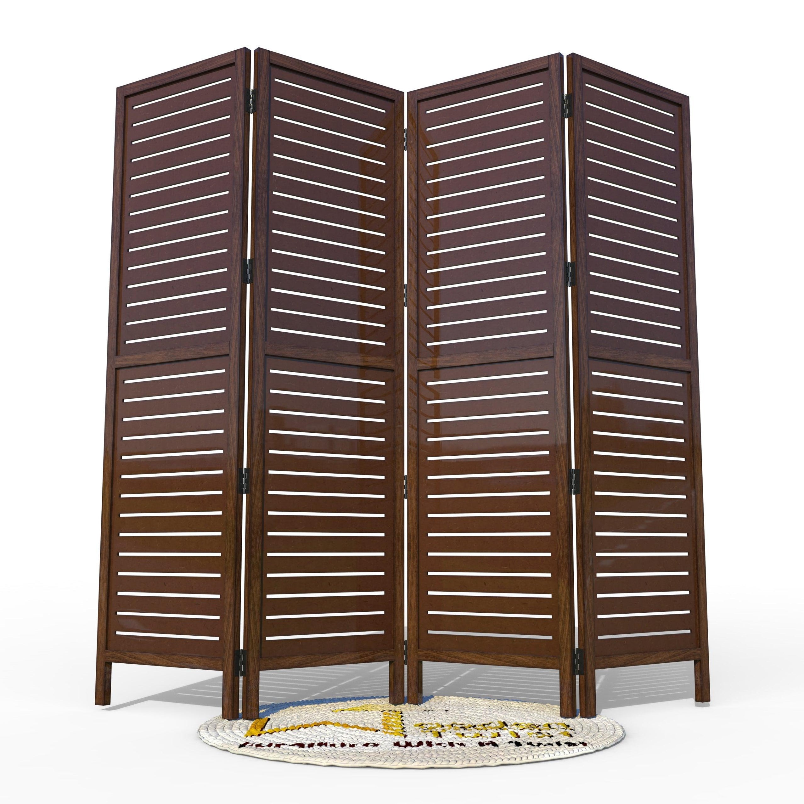 Buy Wooden Handicrafts Partition Wooden Room Divider (Mango Wood ...