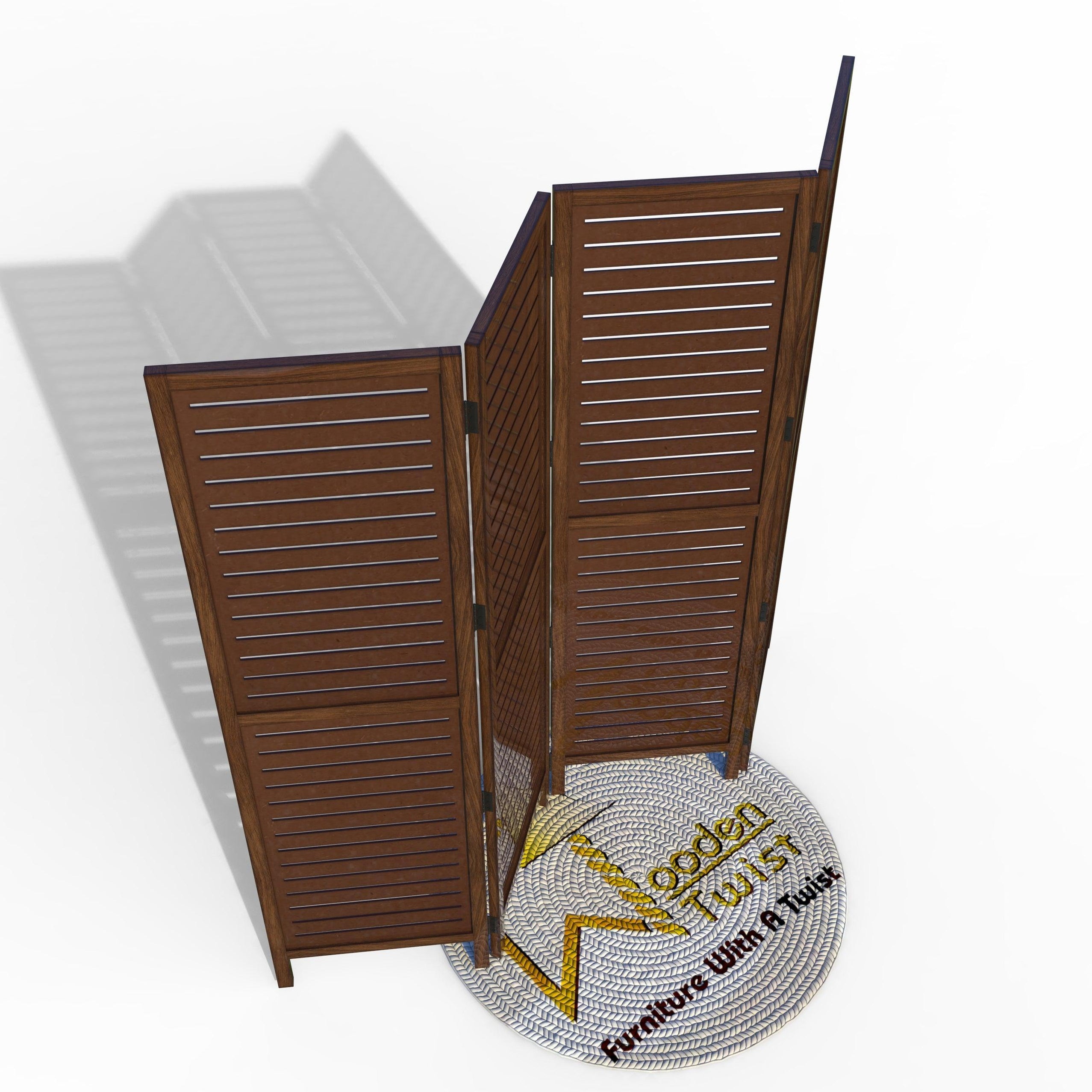 Buy Wooden Handicrafts Partition Wooden Room Divider (Mango Wood ...