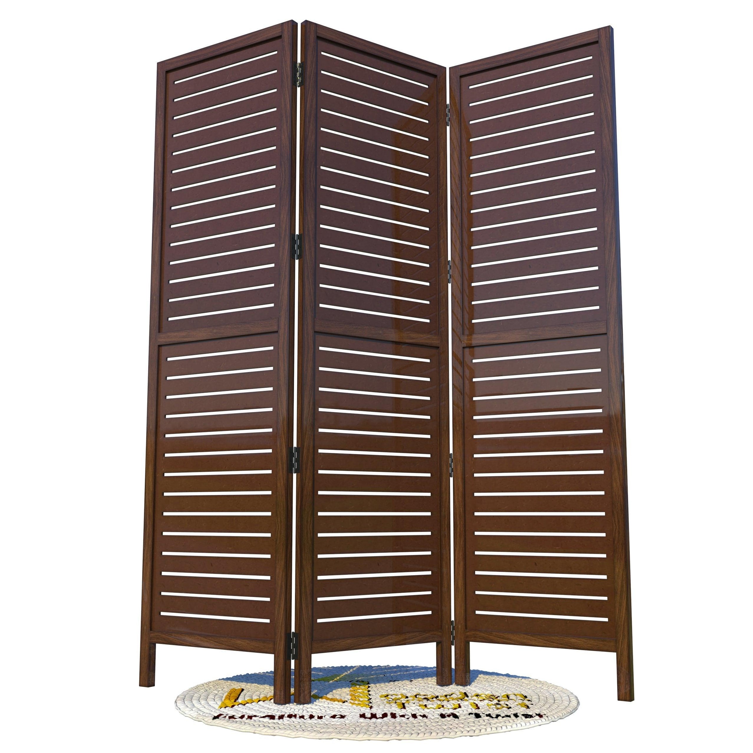 Buy Wooden Handicrafts Partition Wooden Room Divider (Mango Wood ...