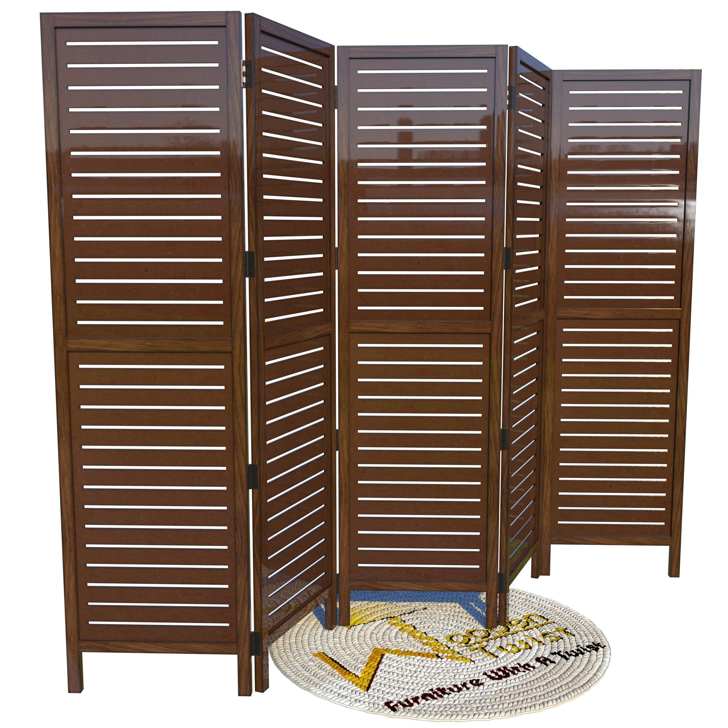 Buy Wooden Handicrafts Partition Wooden Room Divider (Mango Wood ...
