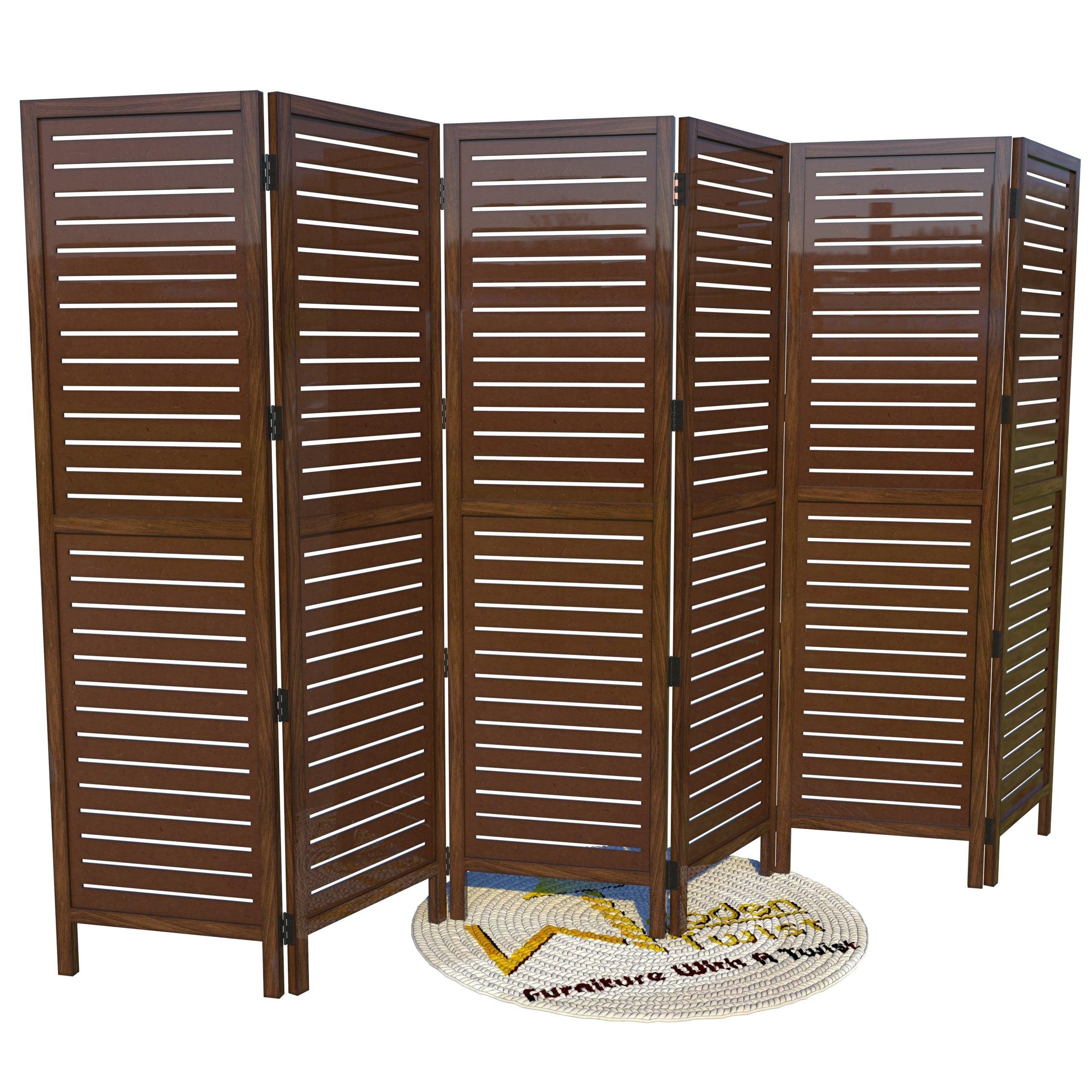Buy Wooden Handicrafts Partition Wooden Room Divider (Mango Wood ...
