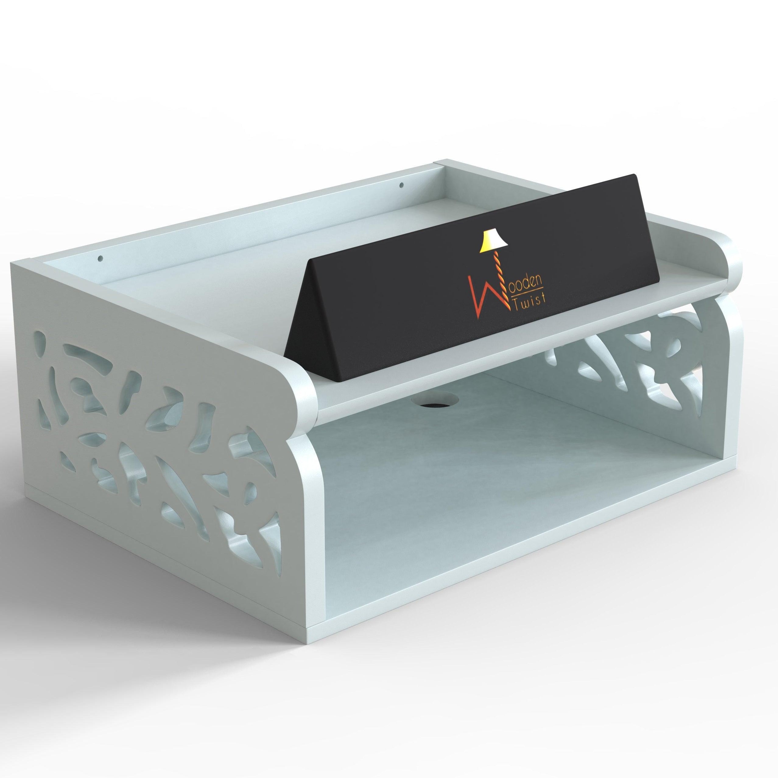 Buy Wooden Beautiful Design Set top box Wall Shelf Online-Set Top Box ...