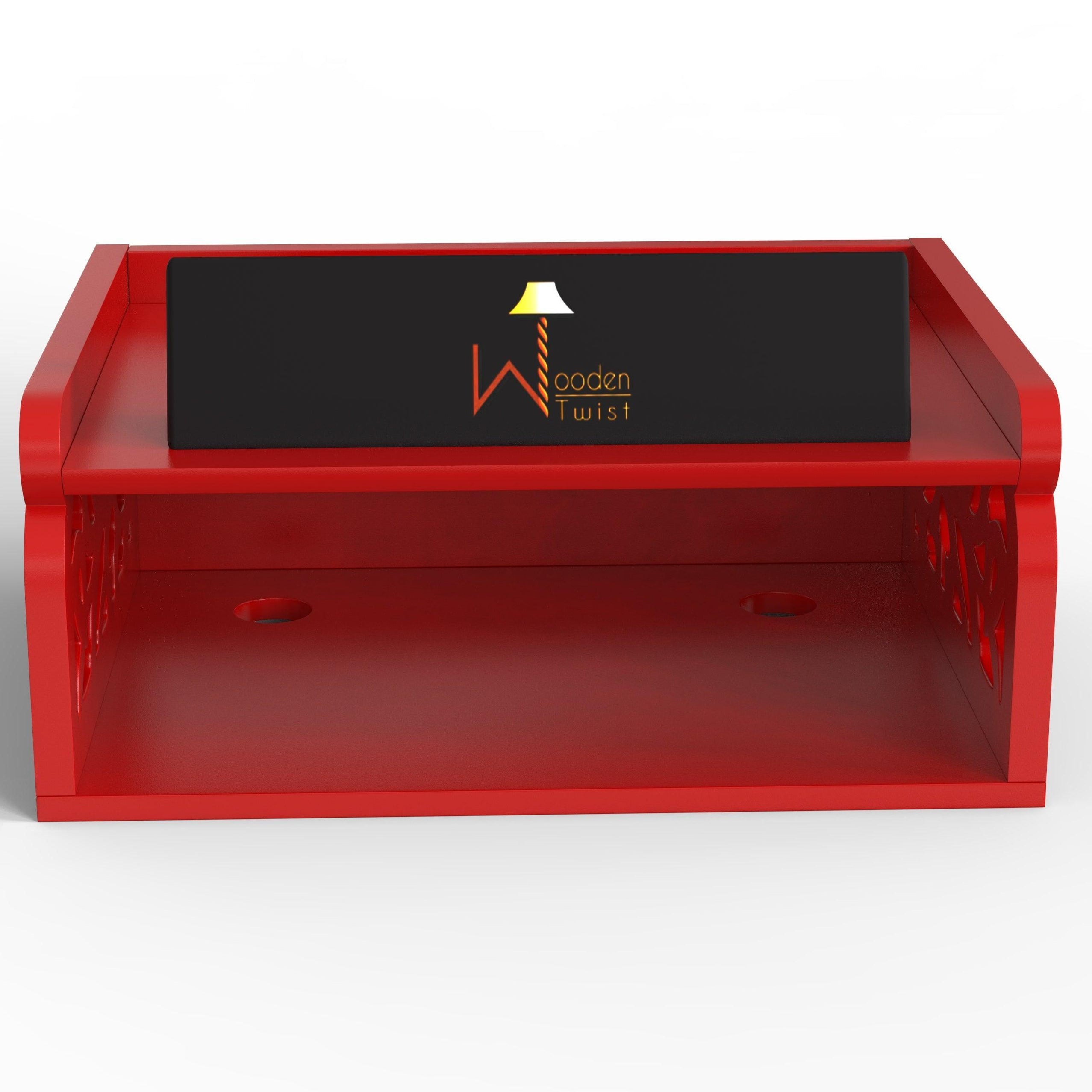 Buy Wooden Beautiful Design Set top box Wall Shelf Online-Set Top Box ...