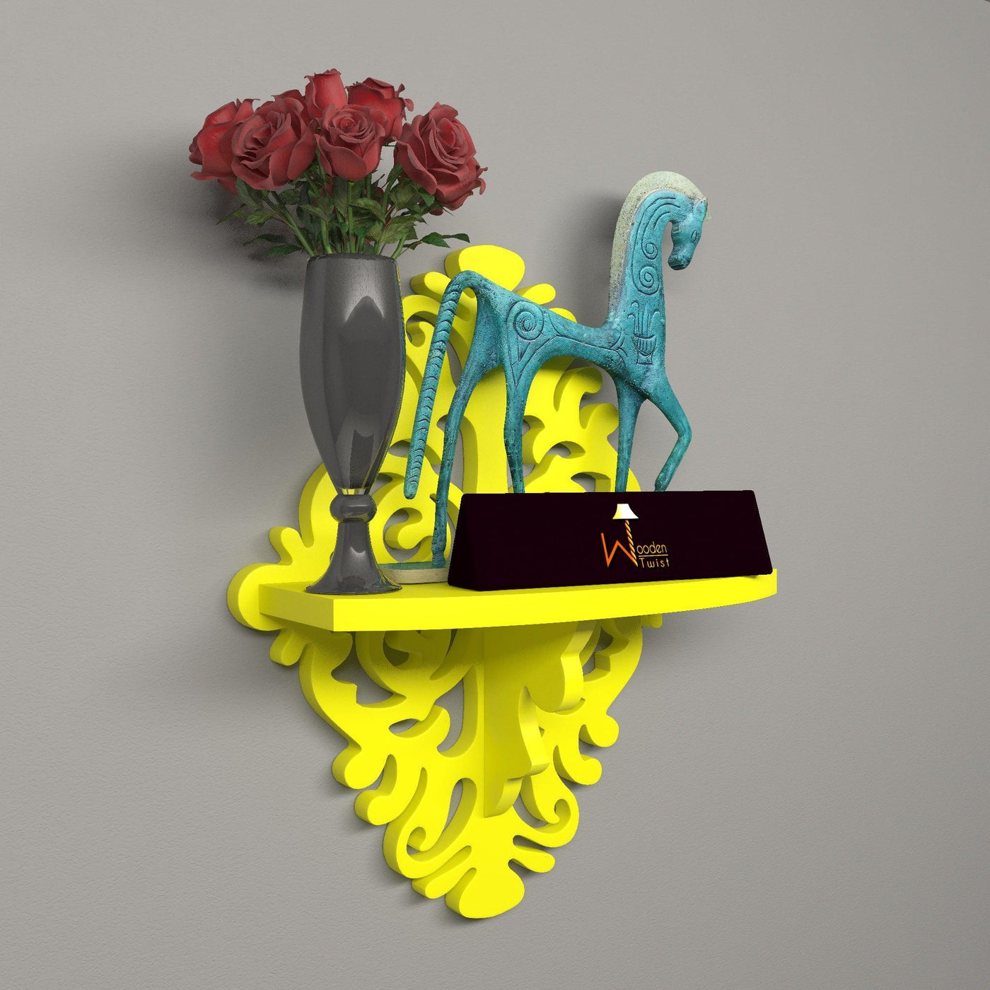 Buy Beautiful Wooden Decorative Floating Wall Shelves Online-Floating ...