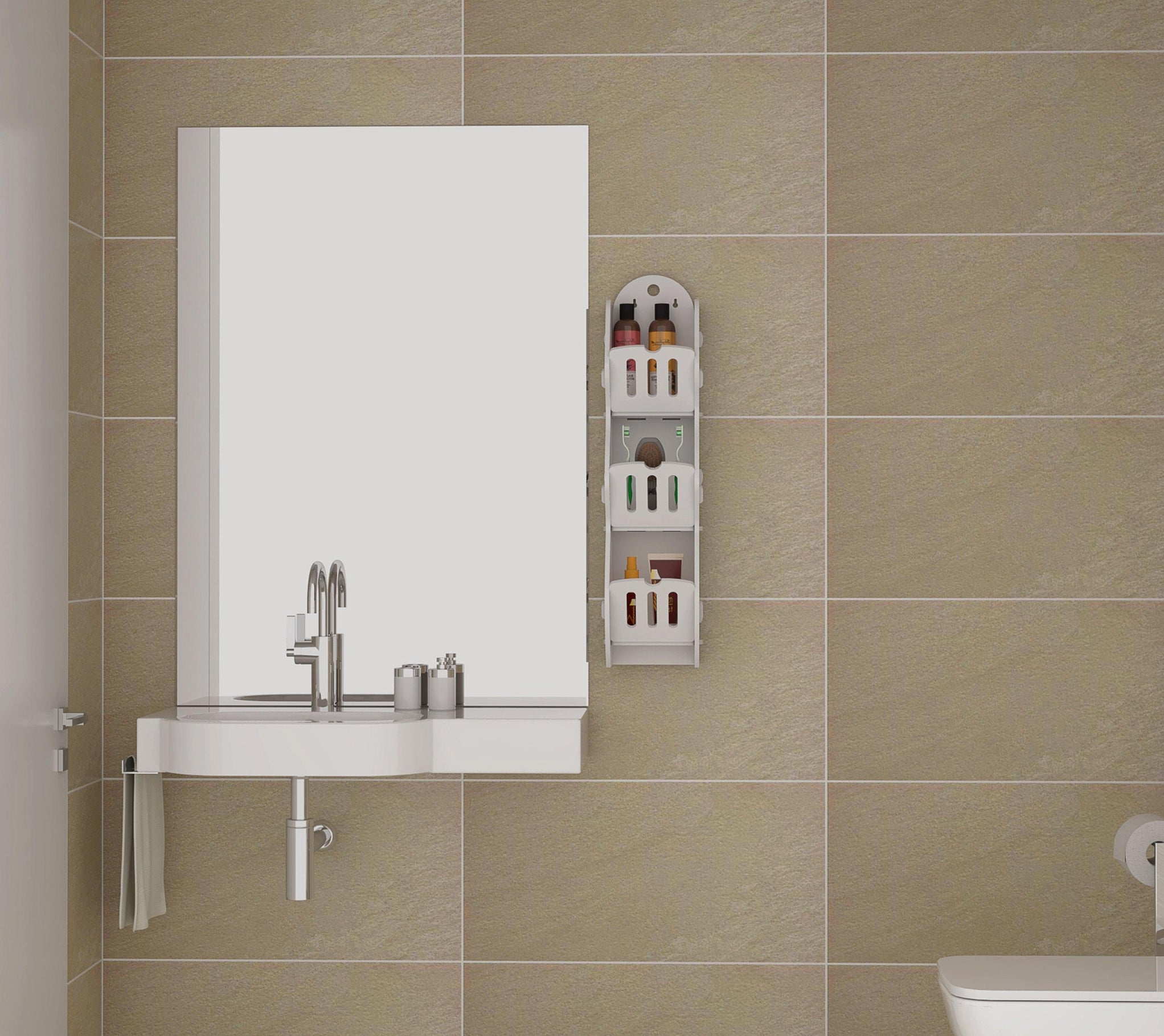 Buy Wooden Multi Purpose Bathroom Kitchen Rack Water Proof Online ...