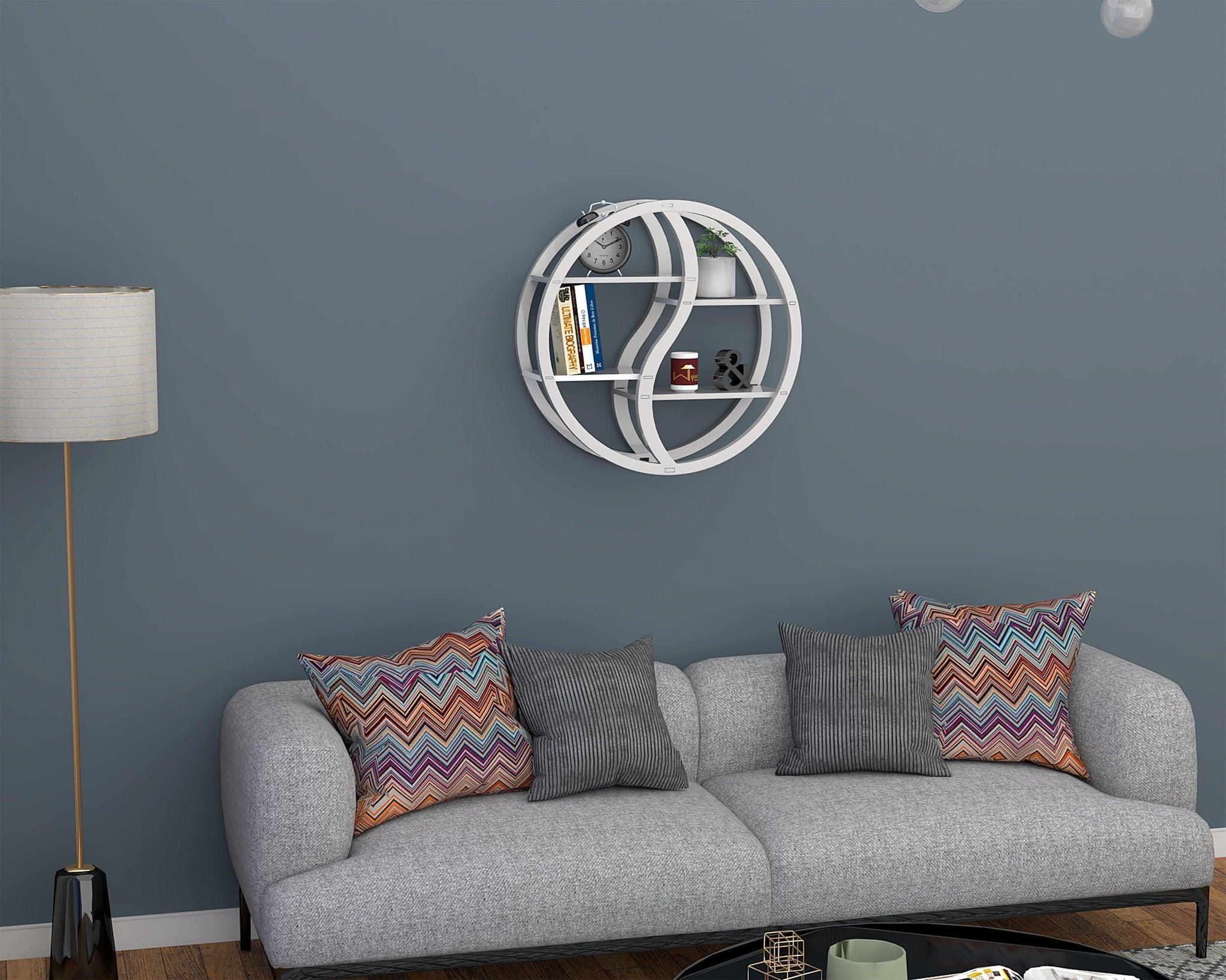 Buy Wooden Iron Wall Shelves Online - Floating Wall Shelf - WoodenTwist