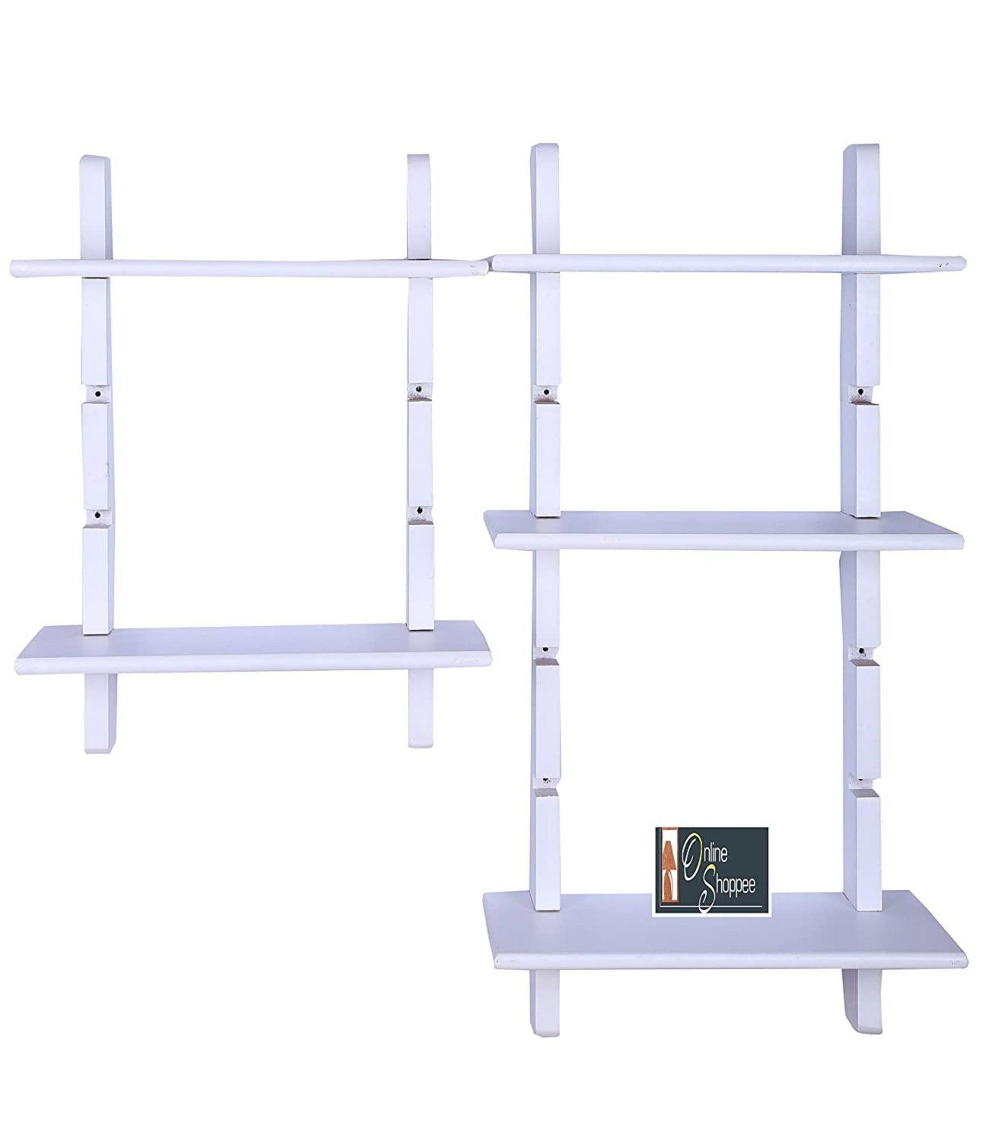 Buy Beautiful Ladder Wall Shelf Online-Solid Wood Bracket Wall Shelves ...
