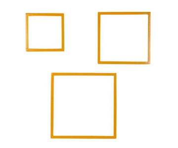 Buy Wooden Square Nesting Floating Wall Shelves Set of 3 Online ...