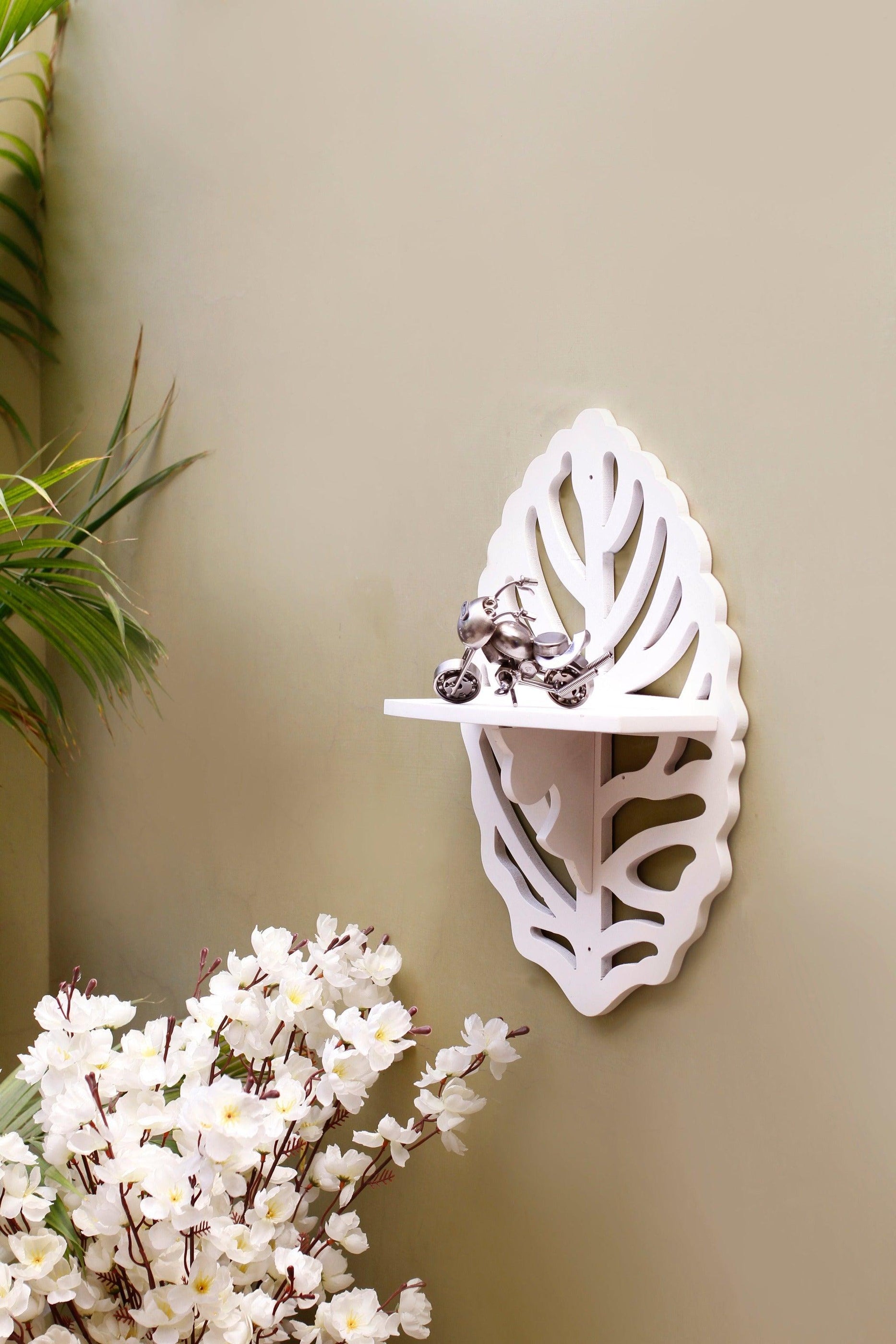 Buy Wooden Beautiful Decorative Floating Wall Shelves Online-Floating ...