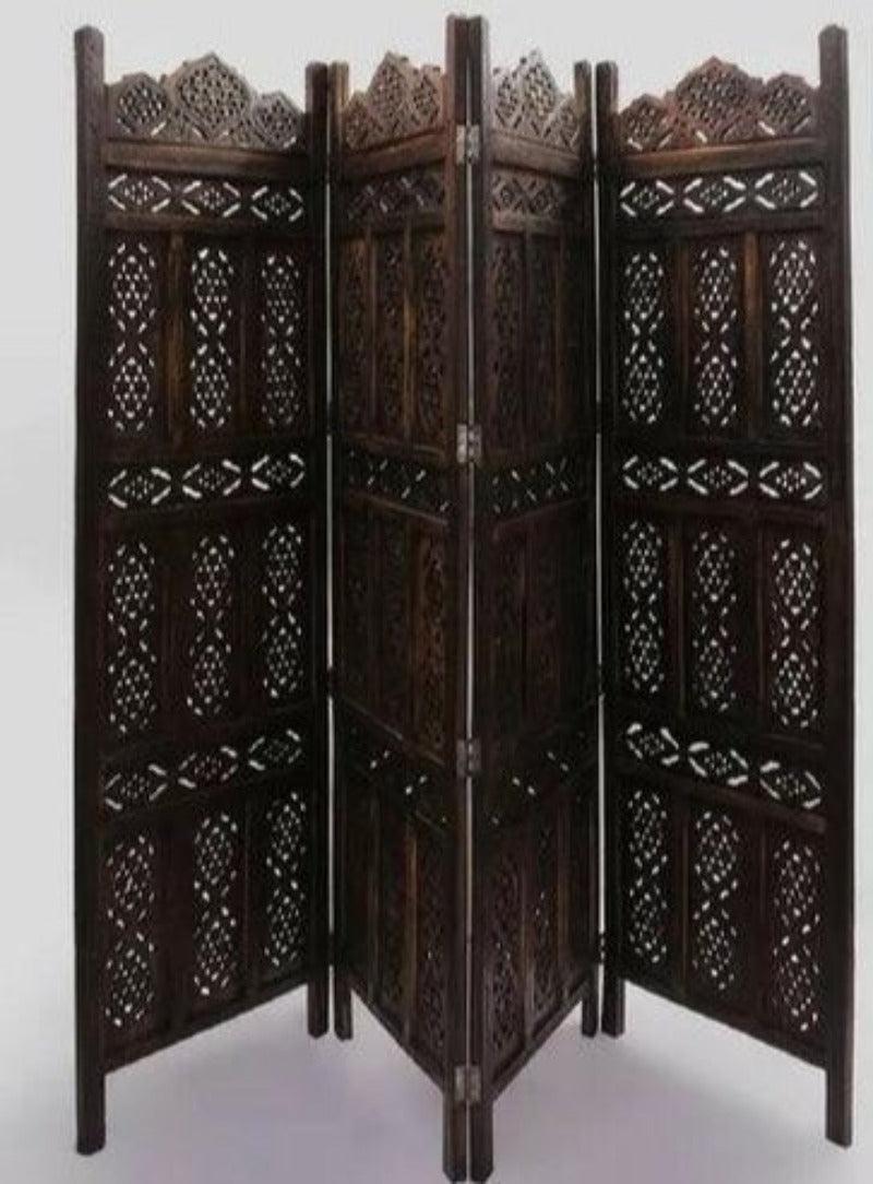 Buy Solid Wood Partition Screen Room Divider In 4 Panel Online ...