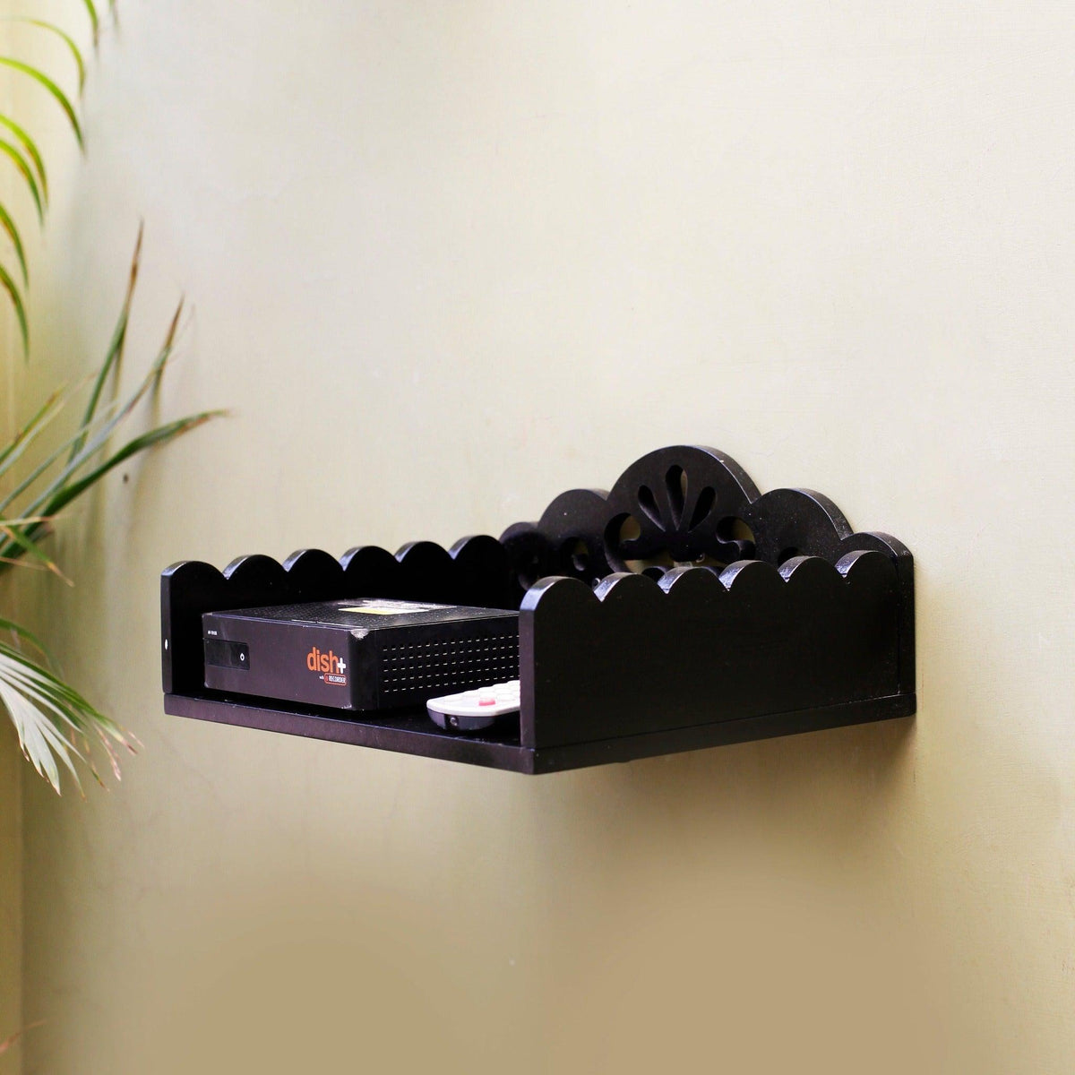 Buy Wooden Beautiful Design Set top box Wall Shelf Online-Set Top Box ...