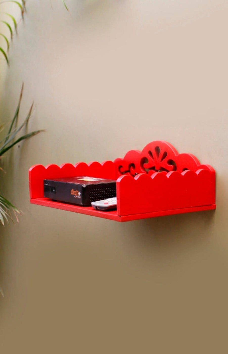 Buy Wooden Beautiful Design Set top box Wall Shelf Online-Set Top Box ...