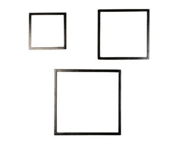 Buy Wooden Square Nesting Floating Wall Shelves Set of 3 Online ...