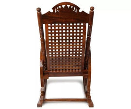 Buy Solid Wooden Grandpa Rocking Chair Online In India -Rocking Chairs ...