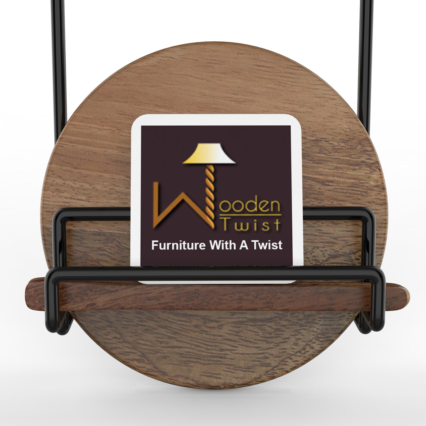 Premium Wrought Iron Chakla Belan Stand — WoodenTwist