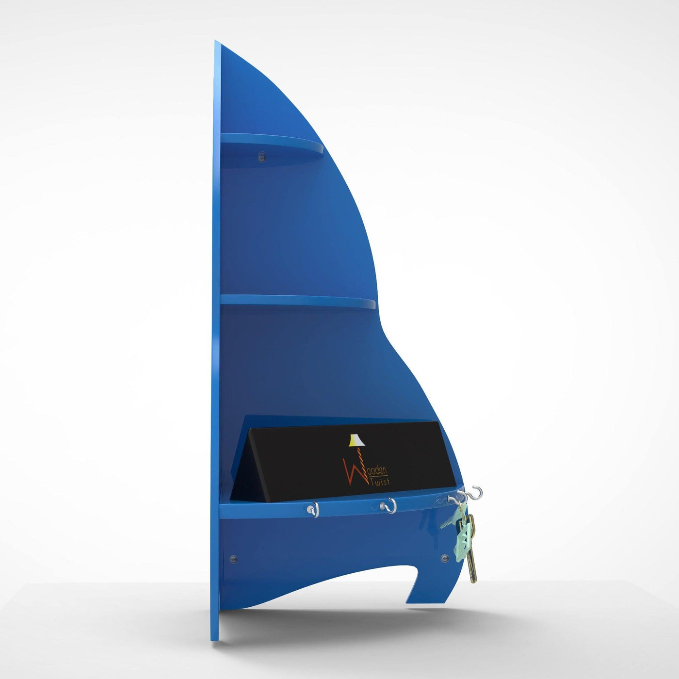 Buy Unicus Rocket Shaped Large Corner Wall Shelf Online | WoodenTwist