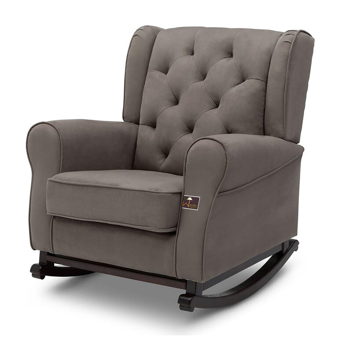 Buy Emma Wooden Rocking Chair (Graphite) Online at woodentwist ...