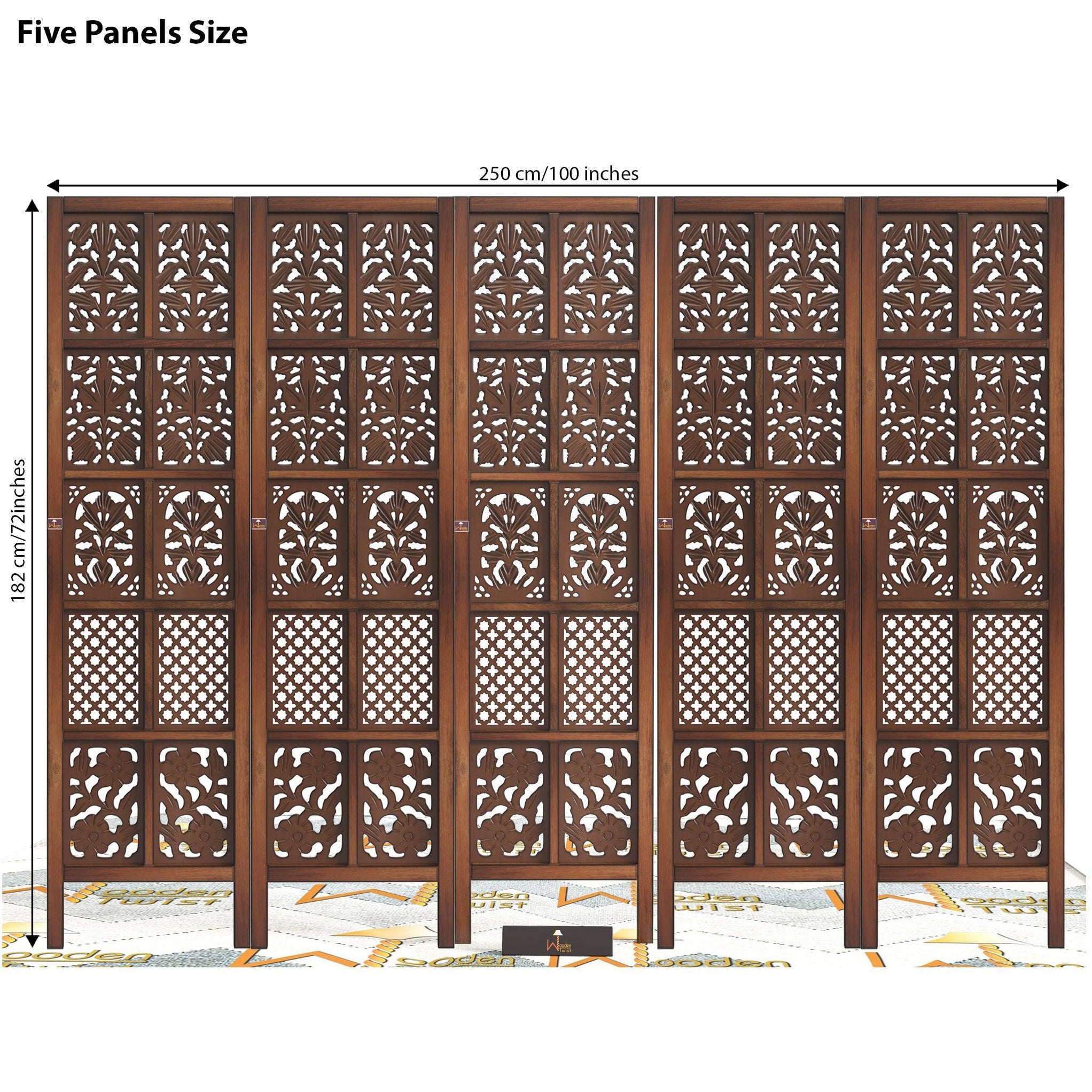 Buy Solid Wood Partition Screen Room Divider Wood Separator/Office ...
