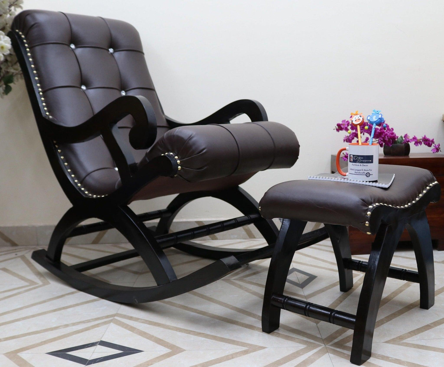 An Excellent Wooden Rocking Chairs Designs ＠ Upto (8o% - 9o% OFF) lNDIA ...