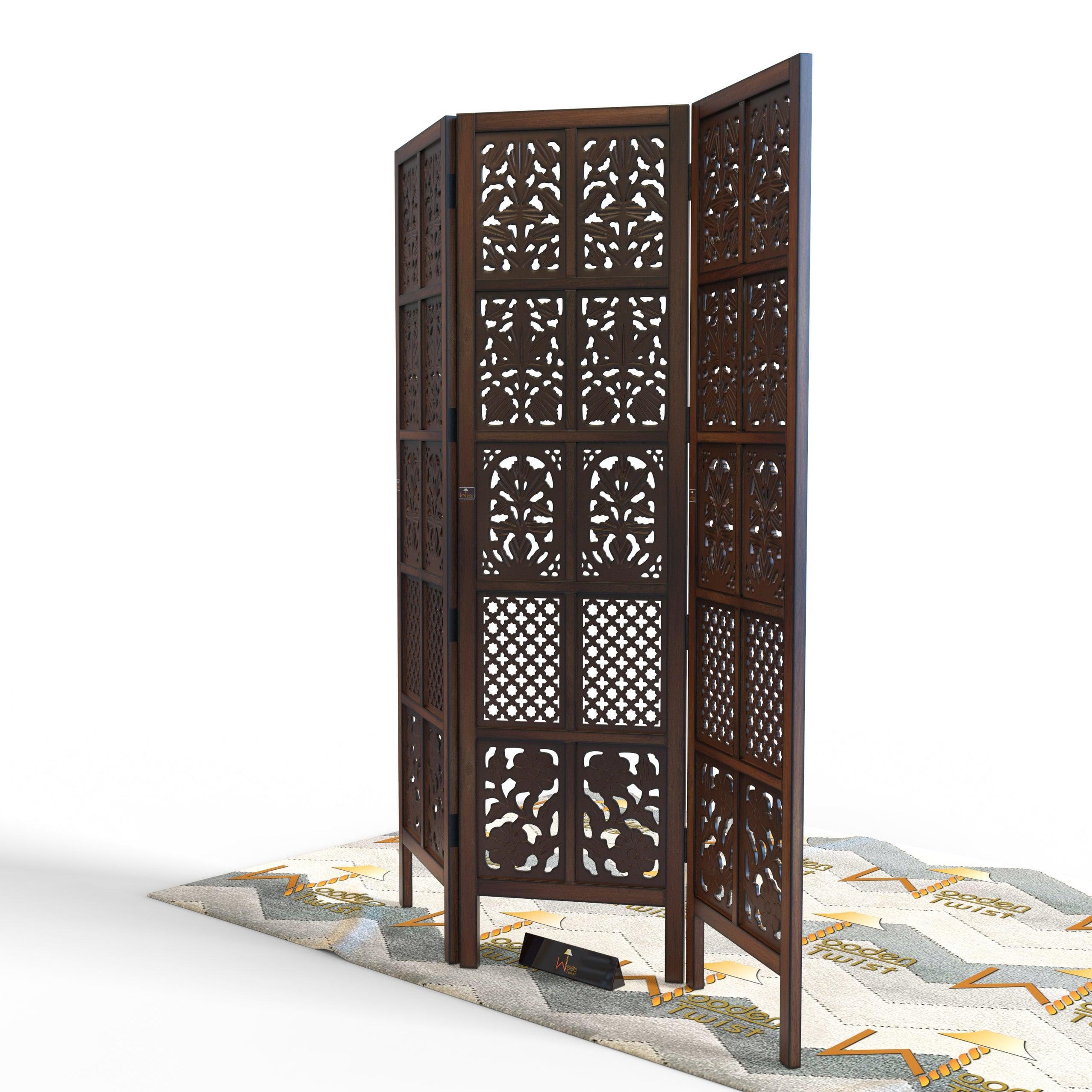 Buy Solid Wood Partition Screen Room Divider Wood Separator/Office ...