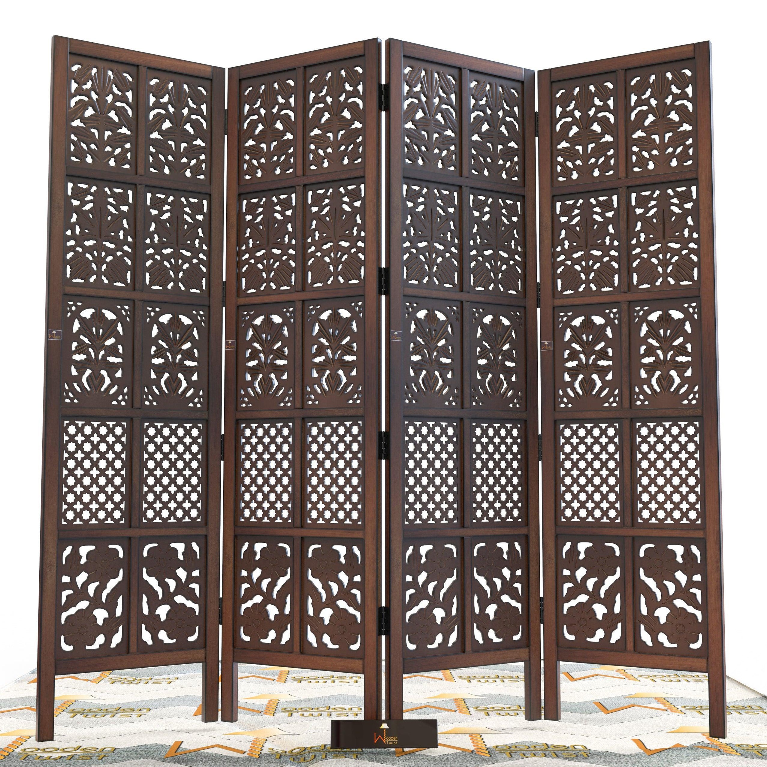 Buy Solid Wood Partition Screen Room Divider Wood Separator/Office ...