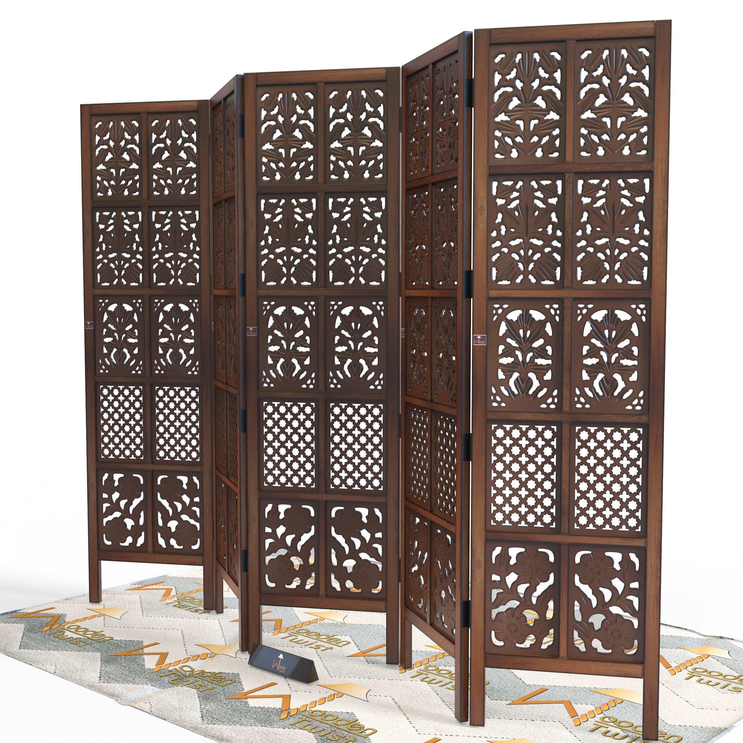 Buy Solid Wood Partition Screen Room Divider Wood Separator/Office ...