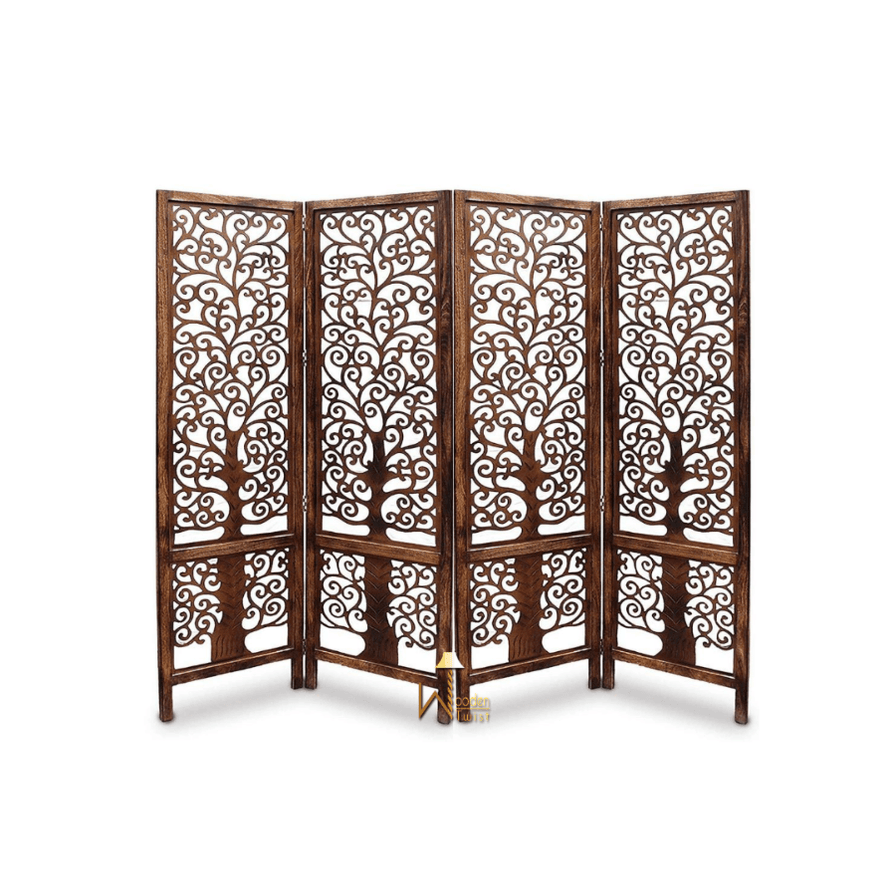 Buy Solid Wood Partition Screen Room Divider Wood Separator/Office ...