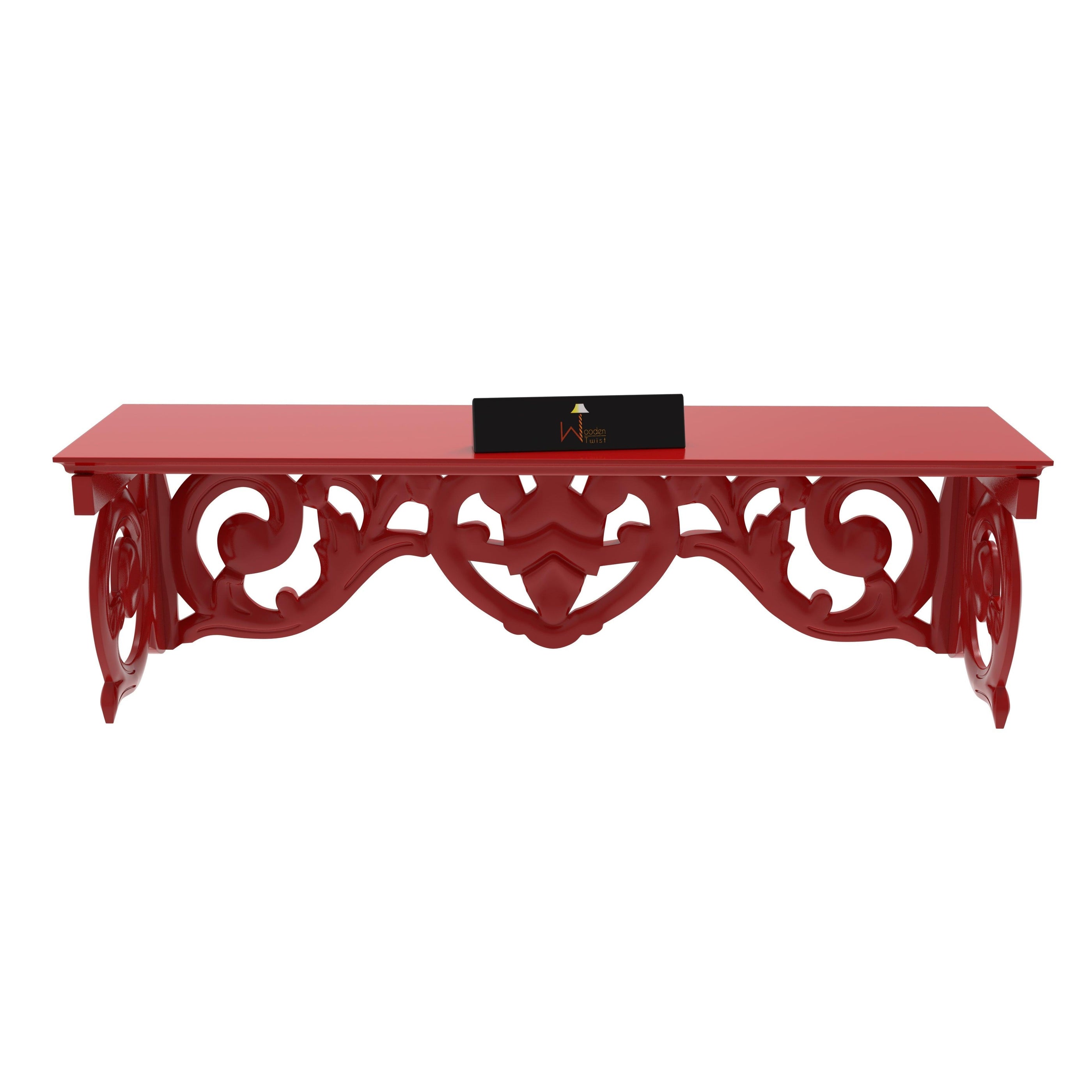 Buy Wooden Twist Wall Decor Floating Wall Shelf Rack/Bracket Online at ...
