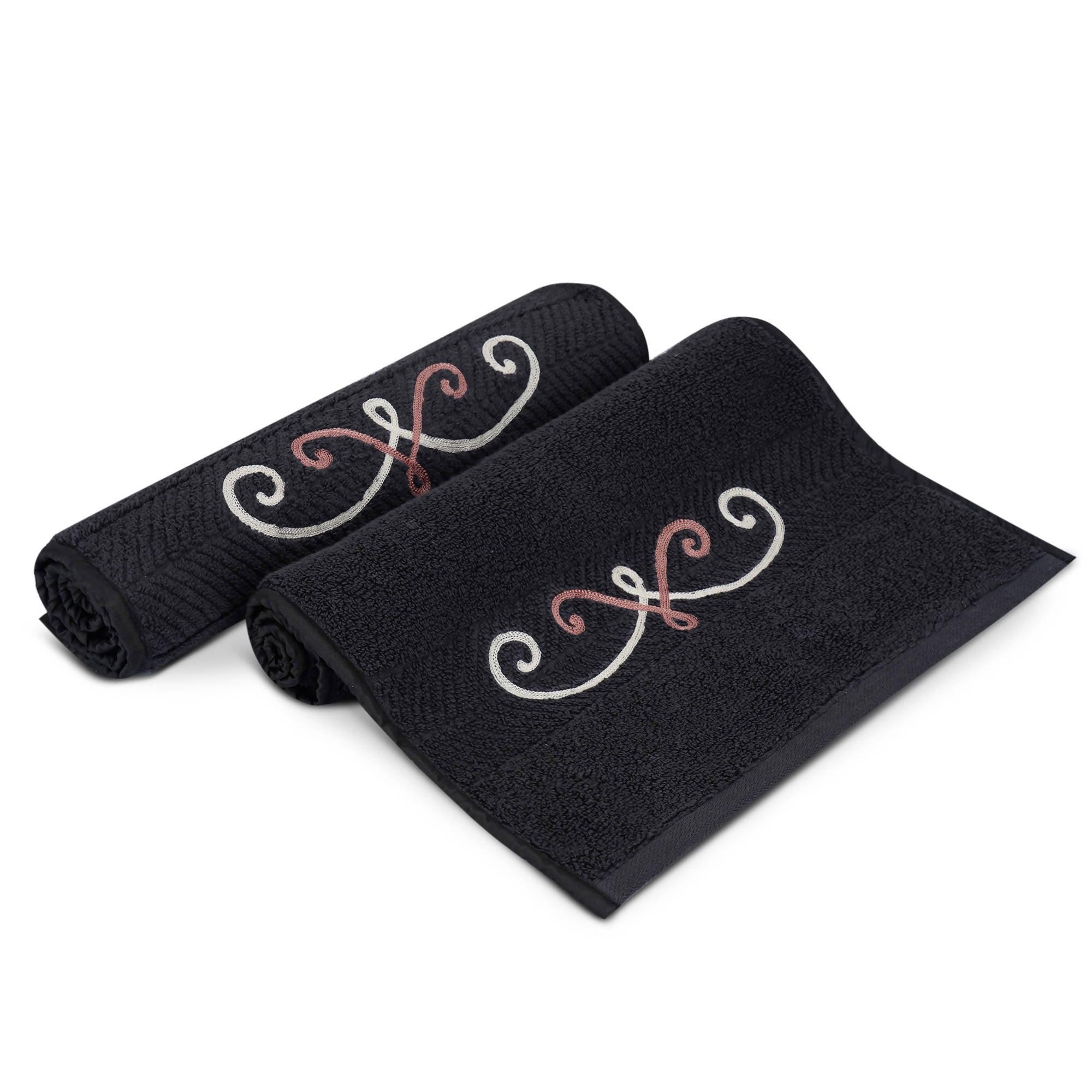 Buy Pure Cotton 500 GSM Towel (2 Piece Hand Towel) Online at ...