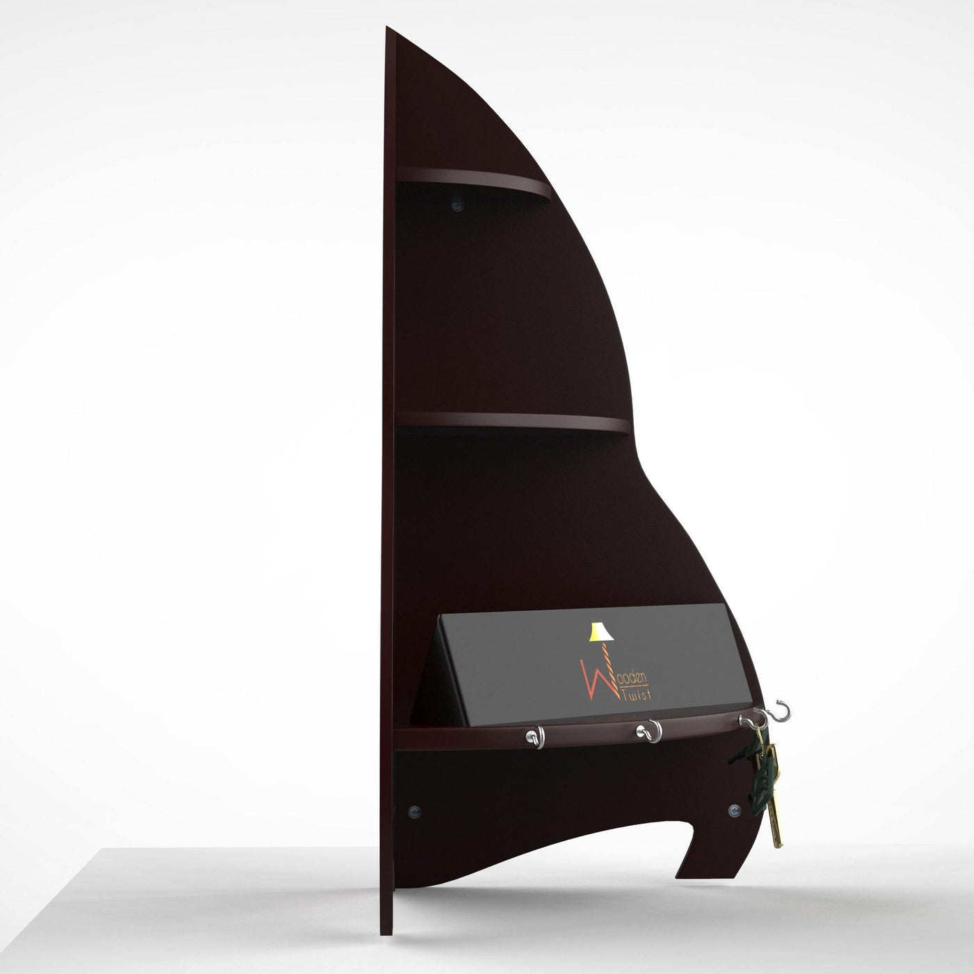 Buy Unicus Rocket Shaped Large Corner Wall Shelf Online | WoodenTwist